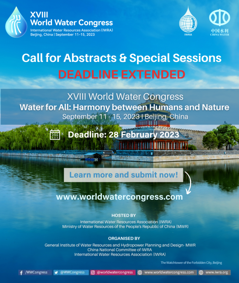 Deadline Extended: Call for Abstracts & Special Sessions – XVIII World ...
